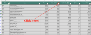 Every Stock That Pays Dividends In January [Free Excel Download]