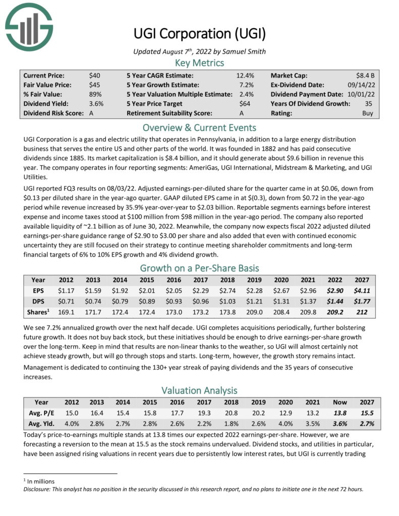2022 List Of All 64 Utilities Sector Stocks Now From Major Utility ...